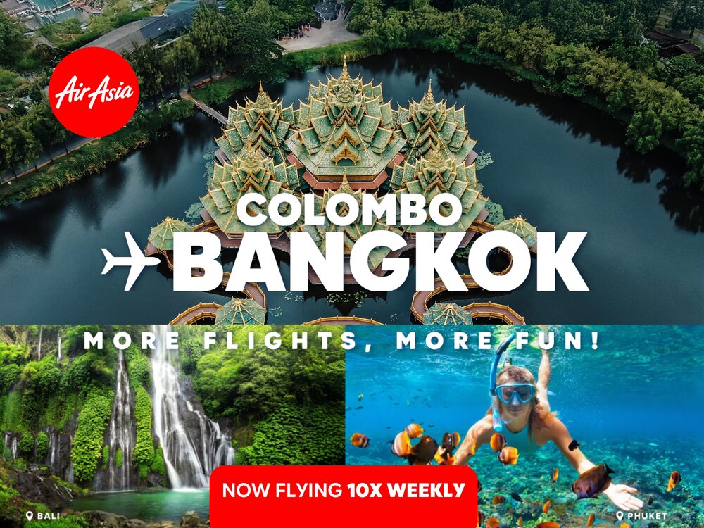 AirAsia Adds More Frequencies on the Colombo–Bangkok Route for Winter ...